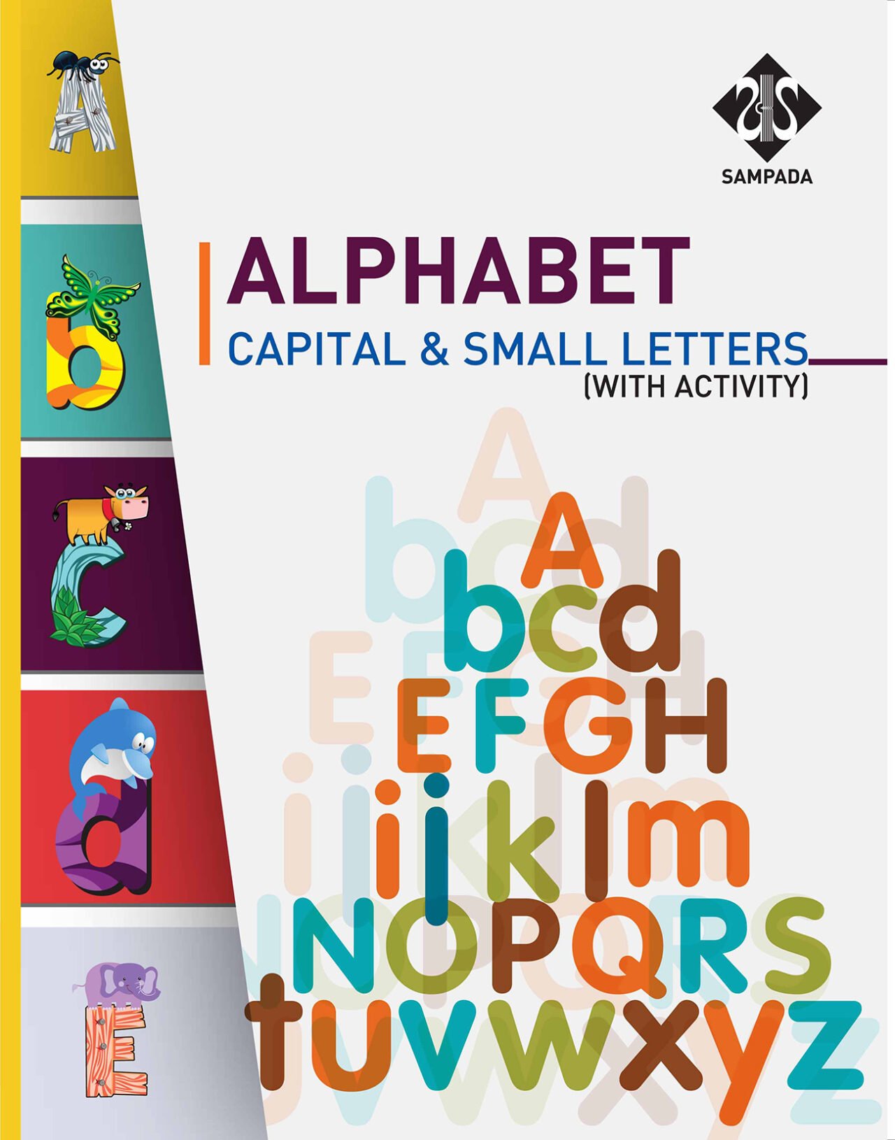 ALPHABET Capital & Small Letters With Activity | Sampada Publications